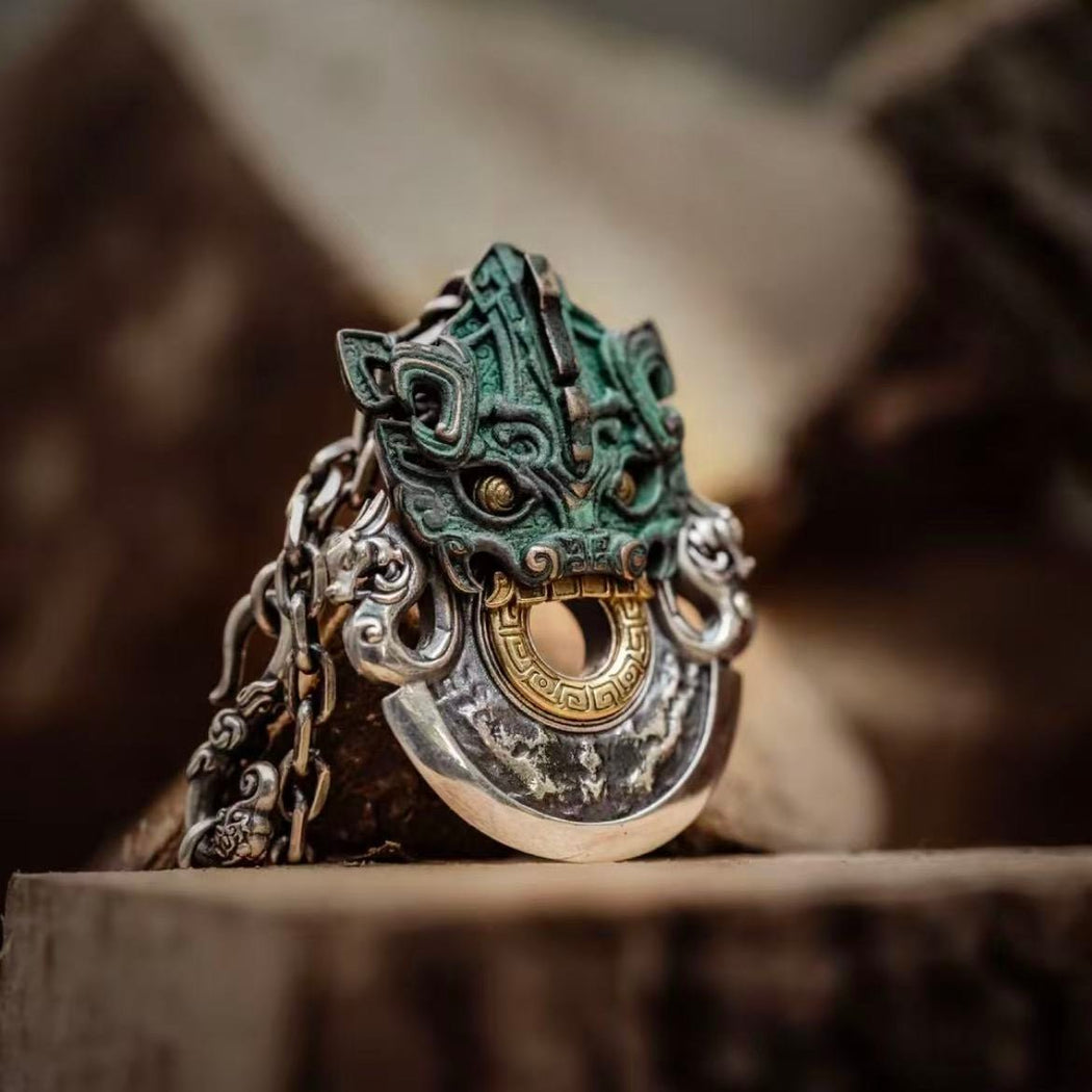 Taotie Wealth Amulet Pendant – DAO&NATURE